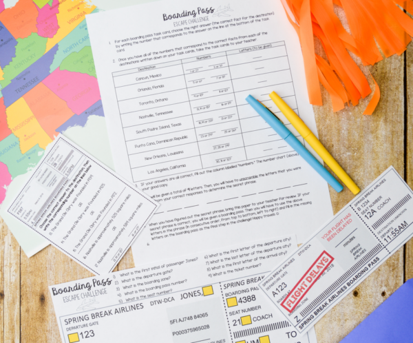 SPRING BREAK Escape Room (Team Building Activities) | Made By Teachers