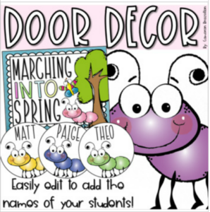 Ants Marching Into Spring Door Display Bulletin Board EDITABLE | Made ...