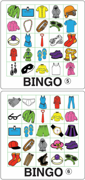 Clothing Bingo ESL ELL Newcomer Game | Made By Teachers
