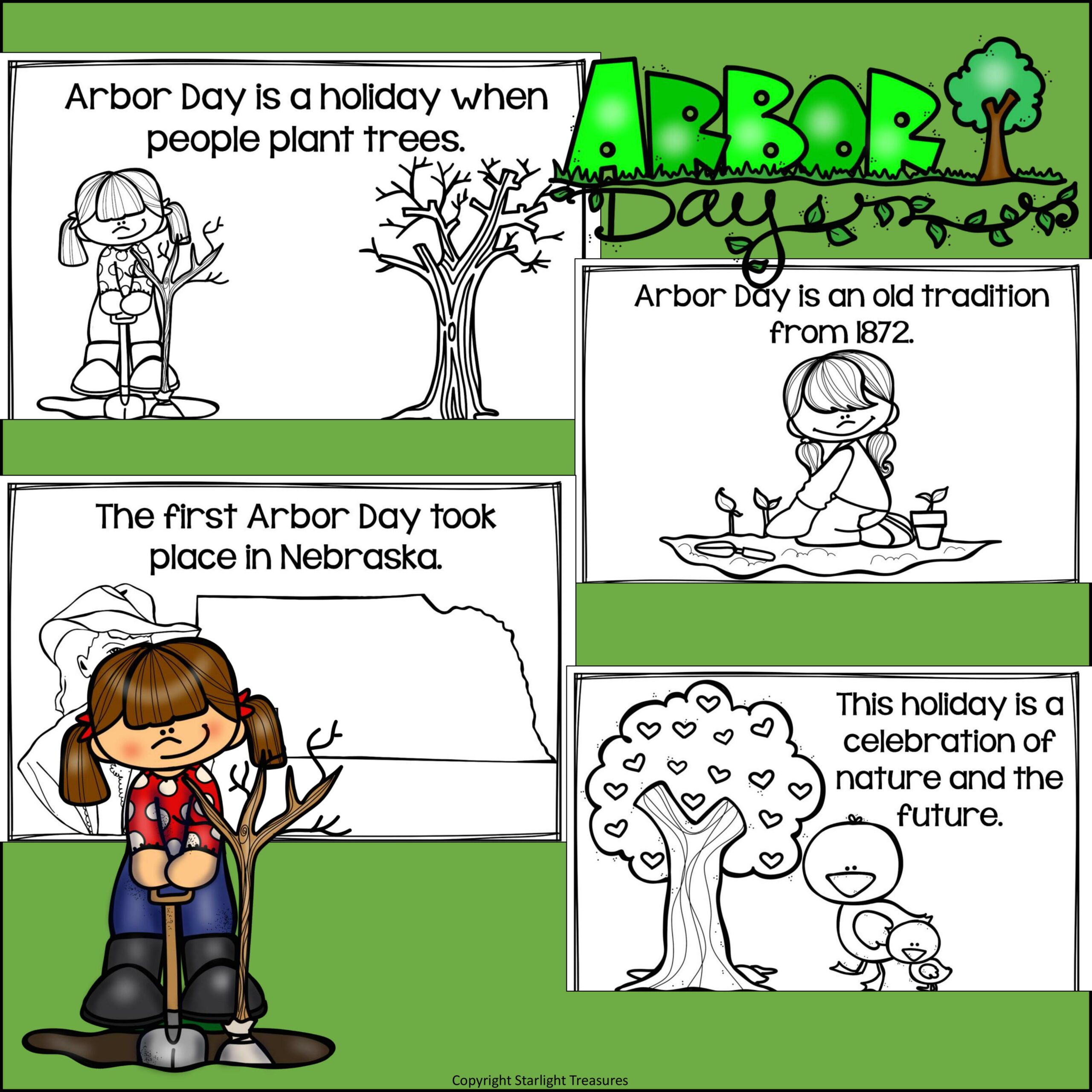 Arbor Day Mini Book for Early Readers | Made By Teachers