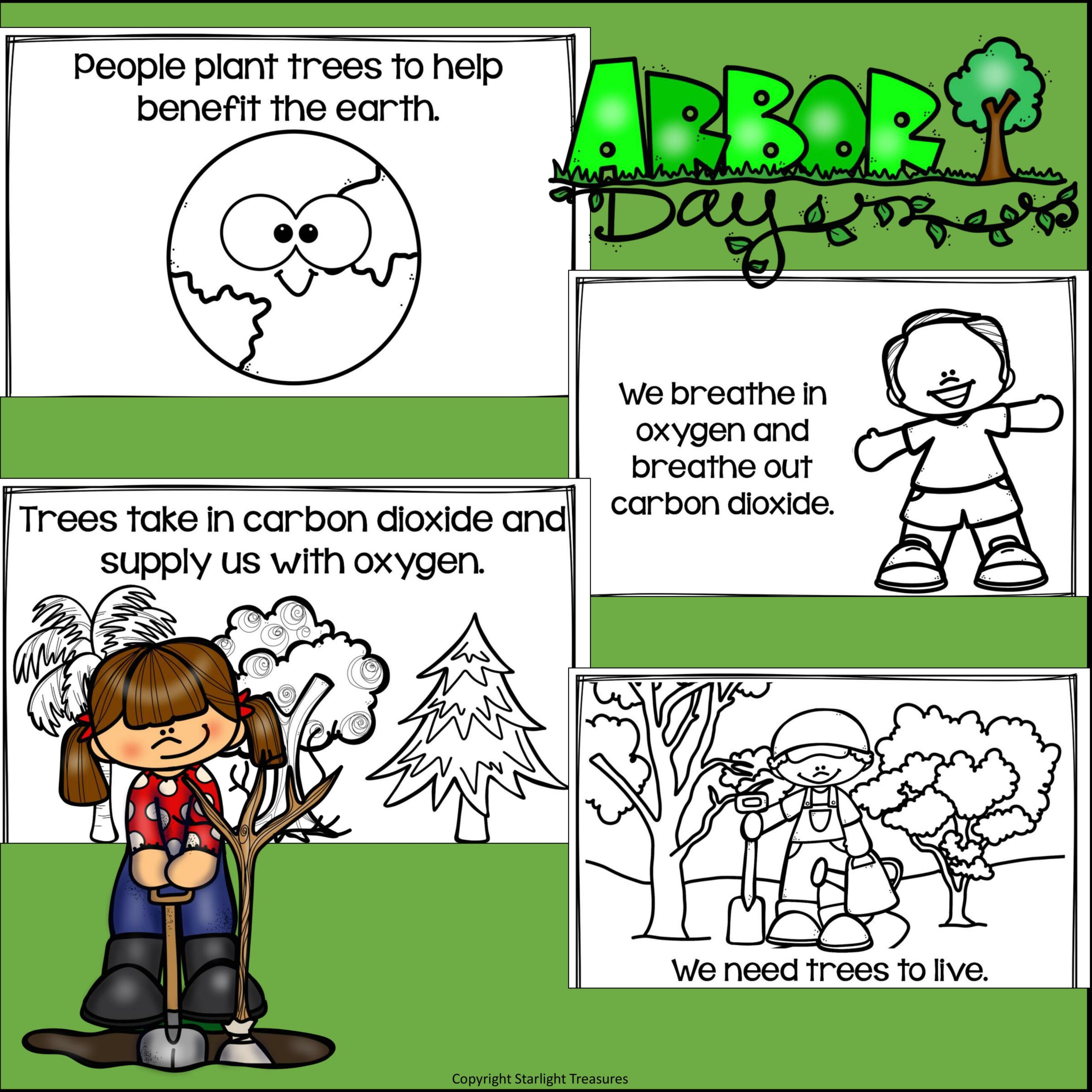 Arbor Day Mini Book for Early Readers | Made By Teachers