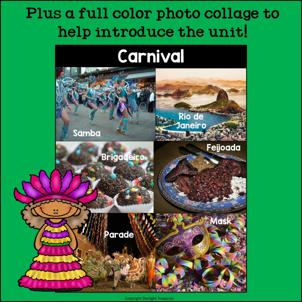 Carnival in Brazil Mini Book for Early Readers | Made By Teachers