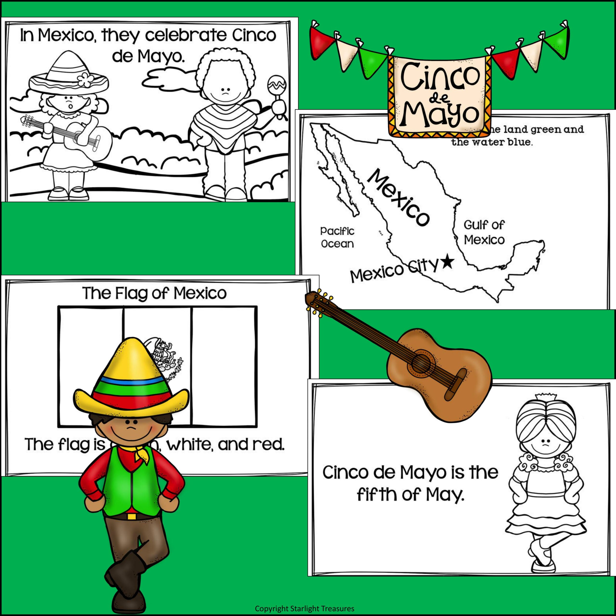 Cinco de Mayo Mini Book for Early Readers | Made By Teachers