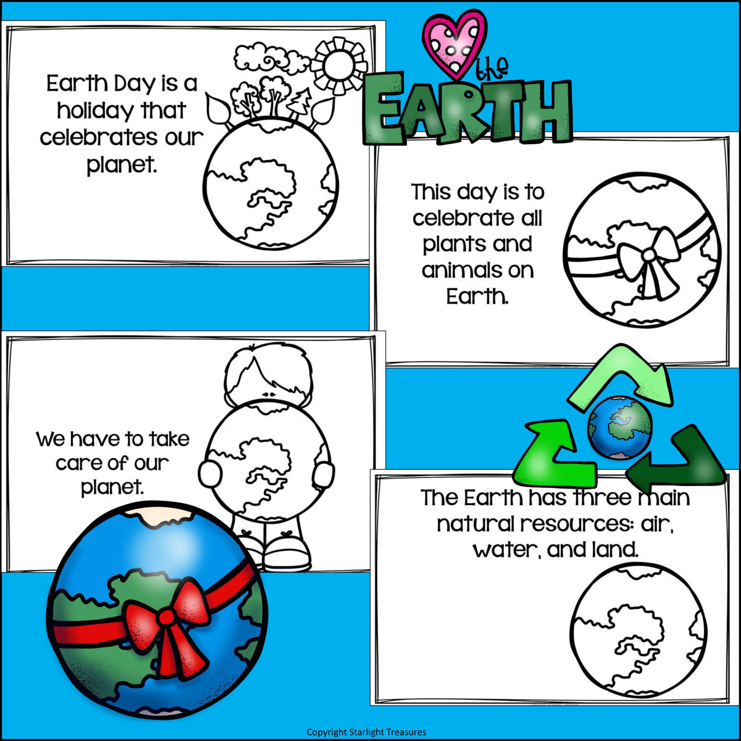 Earth Day Mini Book for Early Readers | Made By Teachers