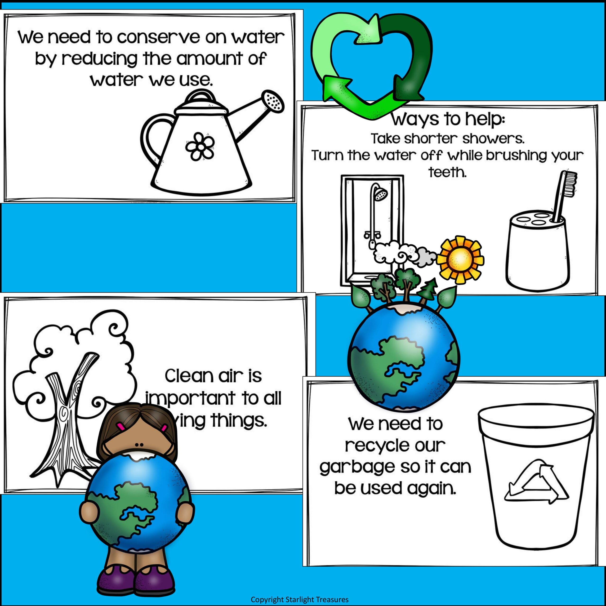 Earth Day Mini Book for Early Readers | Made By Teachers