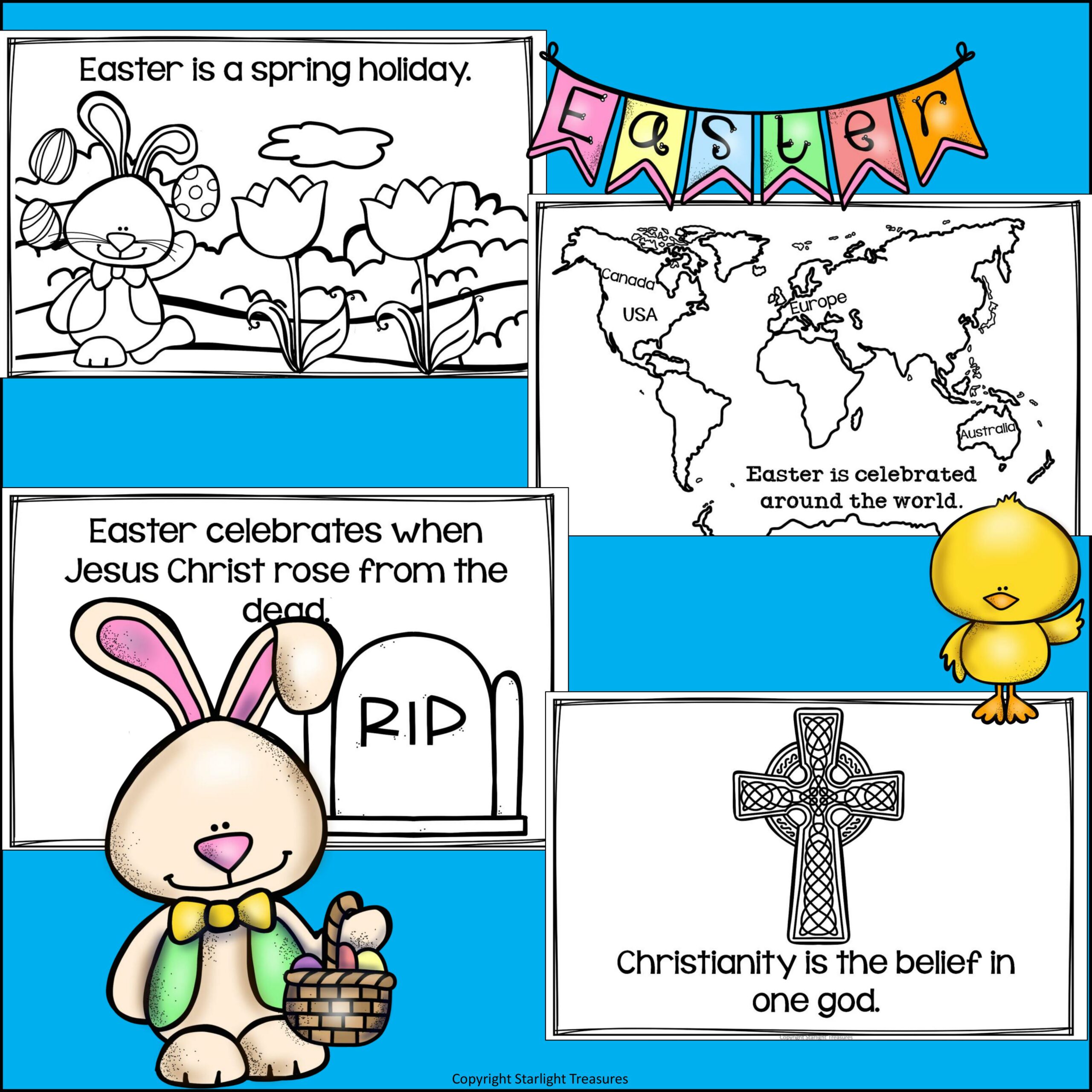 Easter Mini Book for Early Readers | Made By Teachers