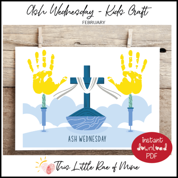 Ash Wednesday - Lent Season - Christian - Holy Day - handprint Art ...