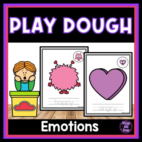 Valentine’s Day Emotions Play Dough Mats | Social Emotional Learning ...