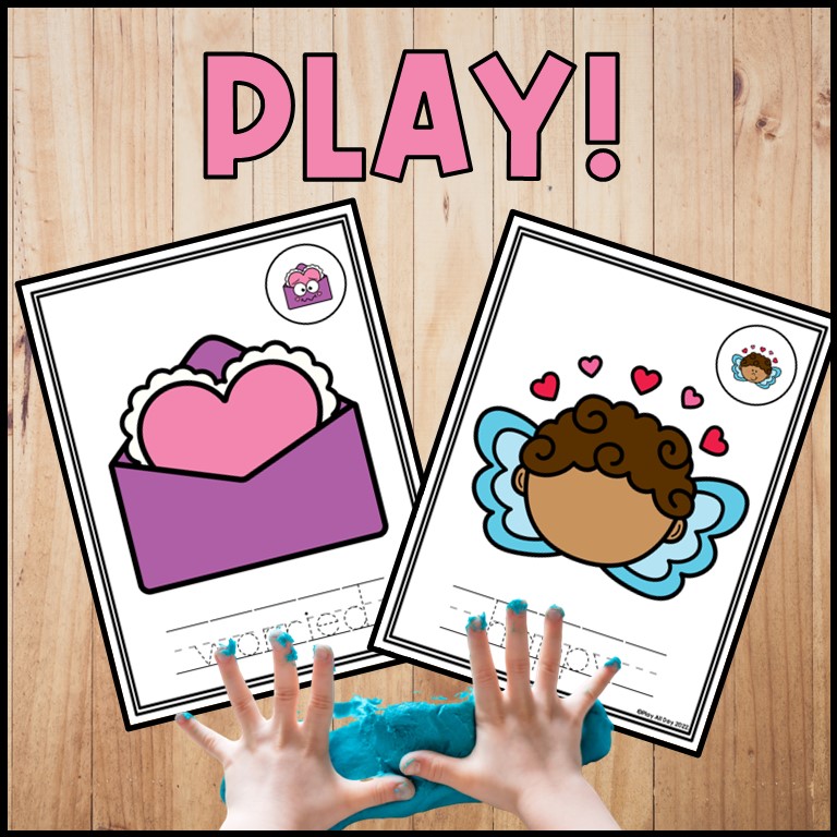 Valentine’s Day Emotions Play Dough Mats | Social Emotional Learning ...