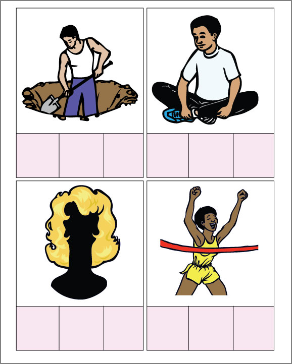 CVC Word Puzzles 45 Word Set ESL ELL Newcomer Activity | Made By Teachers