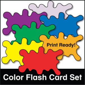 Color Flash Cards ESL ELL Newcomer | Made By Teachers