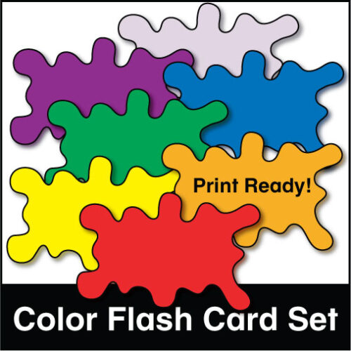 Color Flash Cards ESL ELL Newcomer | Made By Teachers