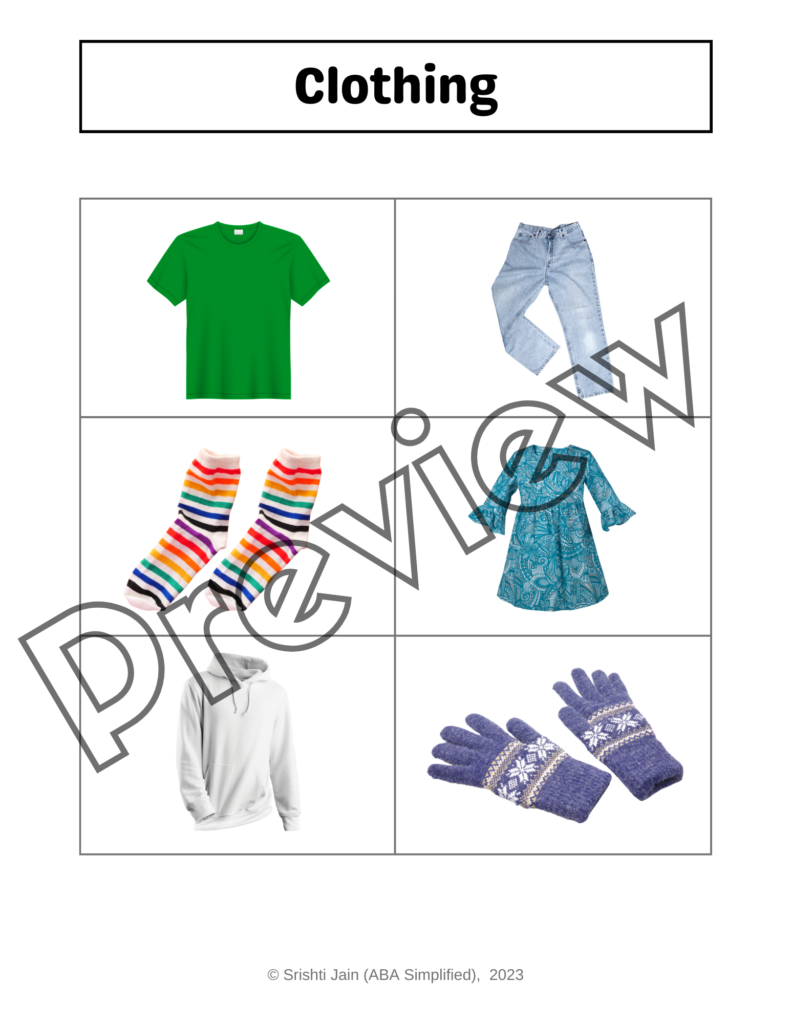 Clothing Theme File Folder Activity | Identical & Non-Identical ...