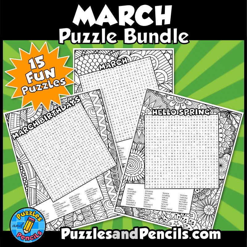 Joy to the World Word Search Puzzle Activity Page with Coloring ...