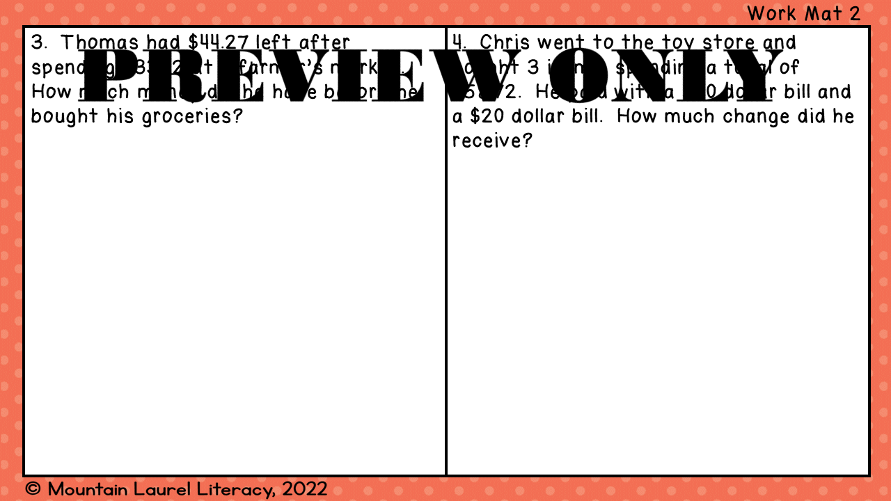 Grade 3 Money Word Problems | Made By Teachers