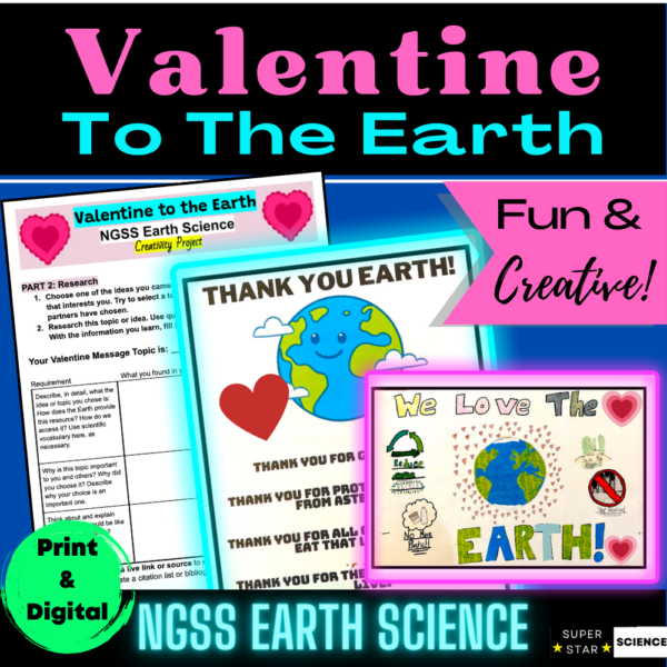 Valentine's Day Card for the Earth STEM Research & Creativity Project ...
