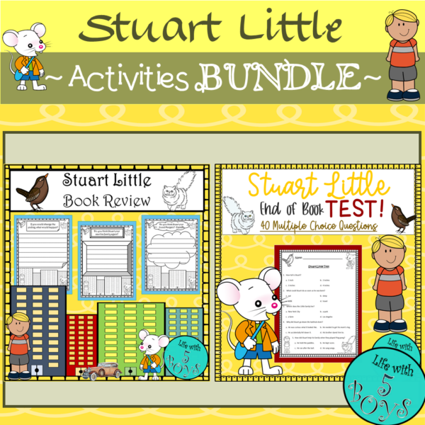 Stuart Little Activities and Novel Study BUNDLE | Made By Teachers