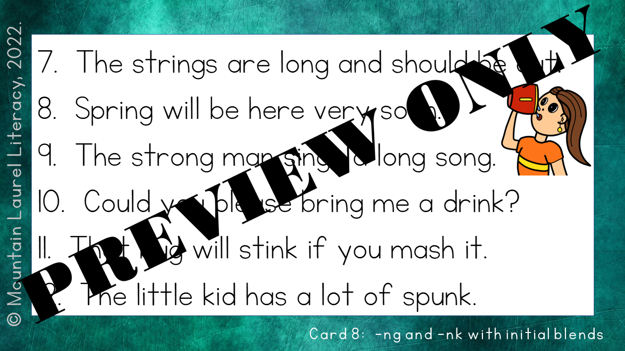 Decodable Text First Grade Short Vowels and Digraphs ng and nk | Made ...