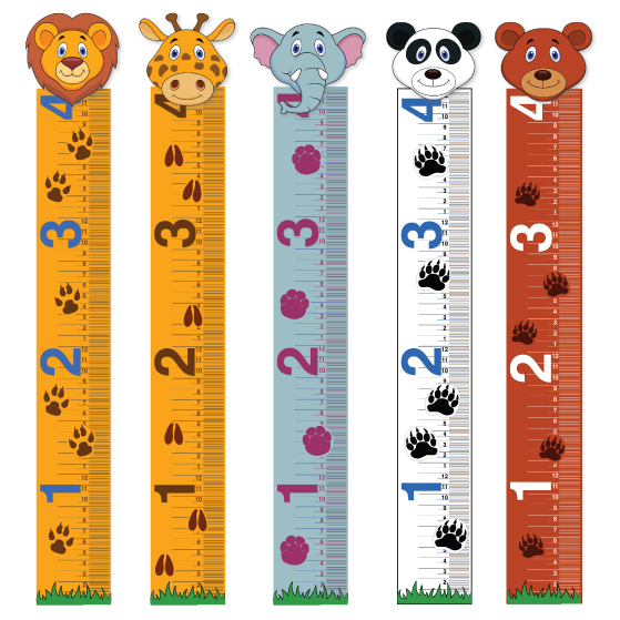 Classroom Height Charts Animals | Made By Teachers