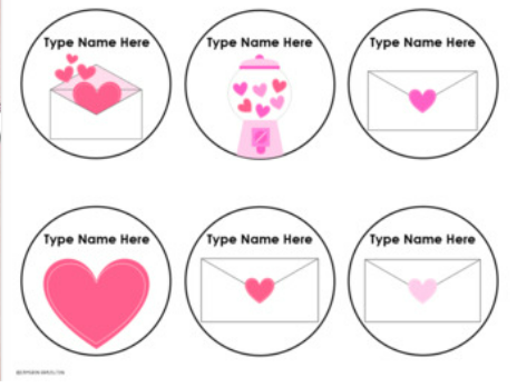 Valentine's Day Love Letter Door Display Bulletin Board Decoration ...