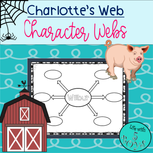 Charlotte's Web Activity Character Webs | Made By Teachers