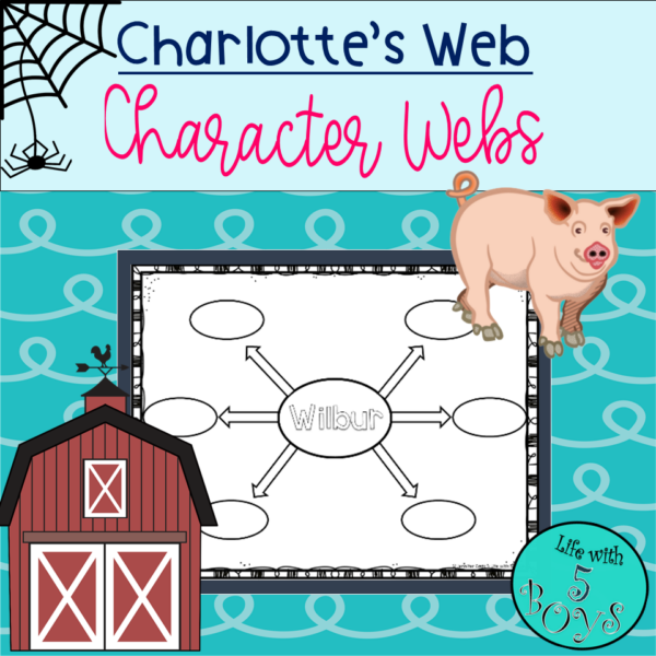 Charlotte's Web Activity Character Webs | Made By Teachers