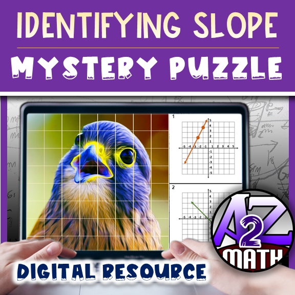 Identifying Slope Given a Graph Activity Digital Pixel Art Mystery ...