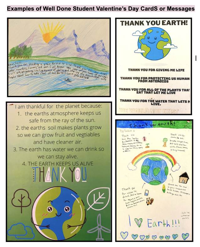 Valentine's Day Card for the Earth STEM Research & Creativity Project ...