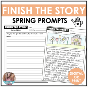 Spring Creative Writing Story Starter Prompts | Finish the Story | Made ...