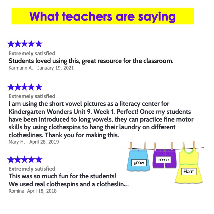 WORD WORK CENTERS Short and Long Vowels PHONICS WORD SORTS | Made By ...