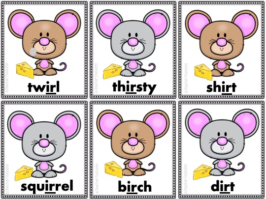 BOSSY R CONTROLLED VOWELS MOUSE & CHEESE GAME | Made By Teachers