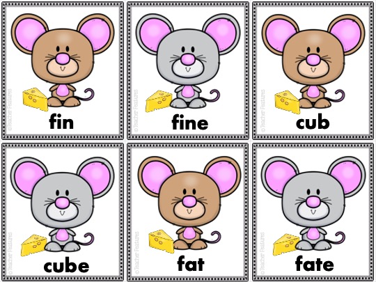 CVCE SILENT E CVC MOUSE & CHEESE Short Vowels GAME | Made By Teachers