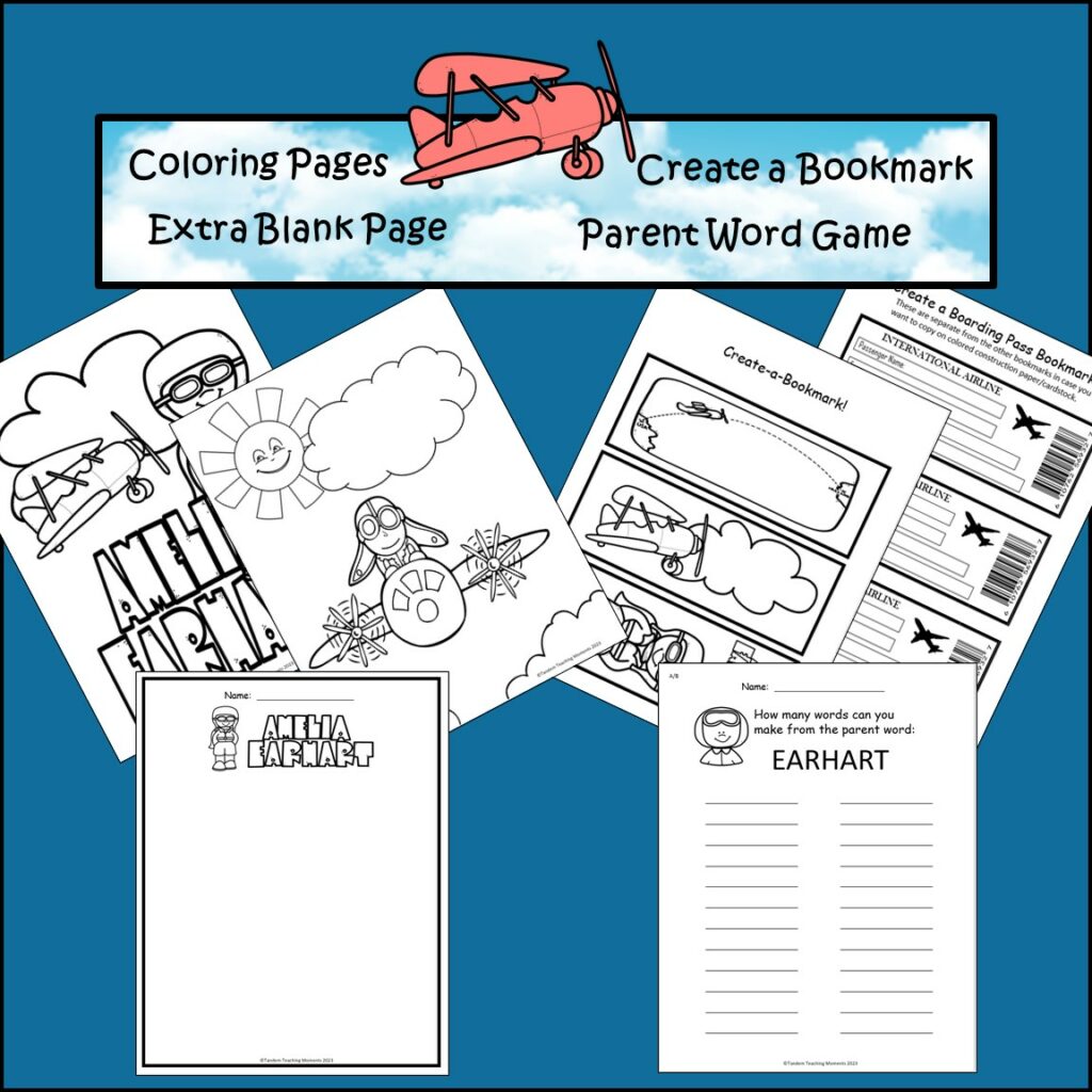 Amelia Earhart K-3rd Teaching Video & Worksheets | Made By Teachers