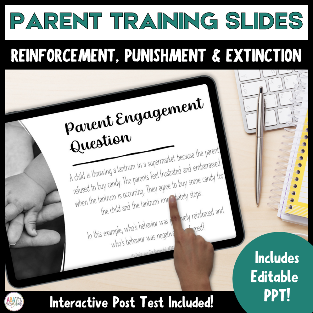 Reinforcement, Punishment & Extinction - ABA Parent Training | Made By ...