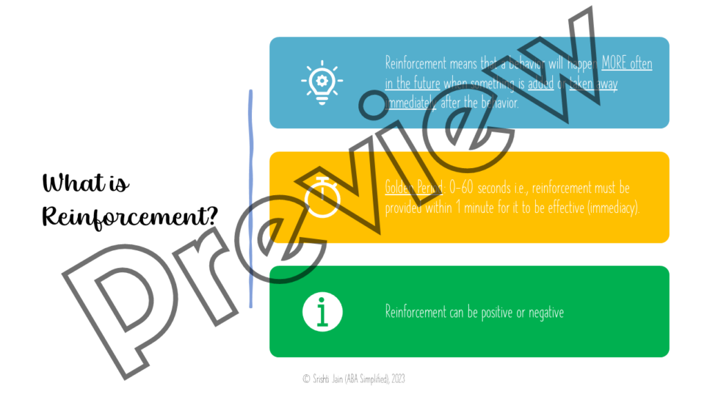 Reinforcement, Punishment & Extinction - ABA Parent Training | Made By ...