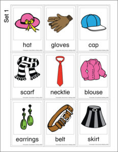Clothing Flash Cards ESL ELL Newcomer | Made By Teachers