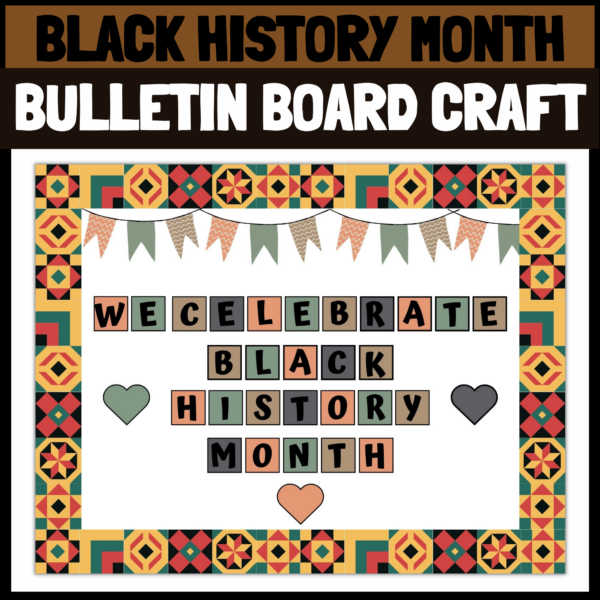 Black History Month Bulletin Board Set | Black History Month Posters ...