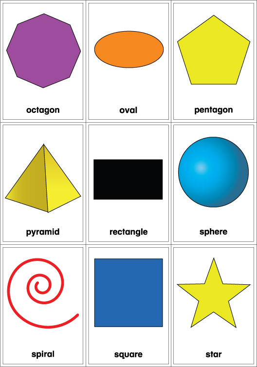 Shapes and Pattern Flash Cards ESL ELL Newcomer | Made By Teachers