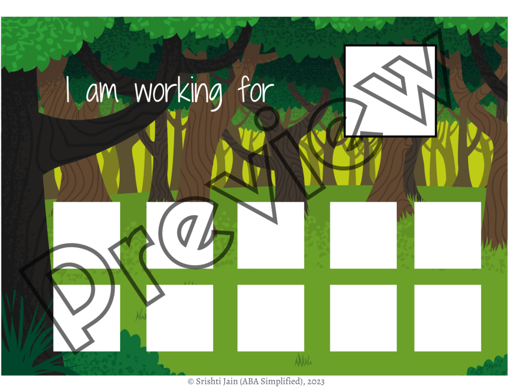 Forest Animals Theme Token Board + Reinforcer Options | Made By Teachers