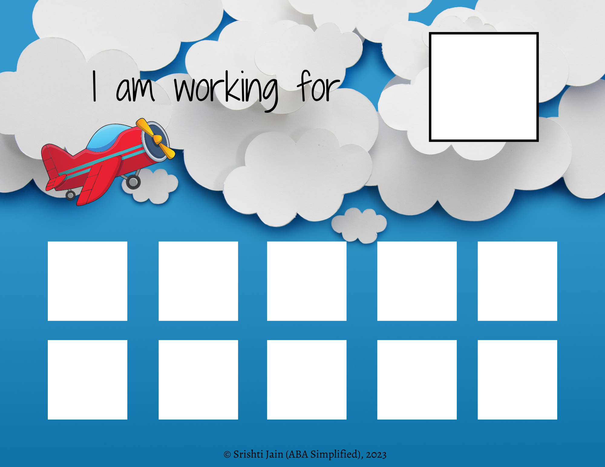 Air Transport Token Board Freebie | Made By Teachers