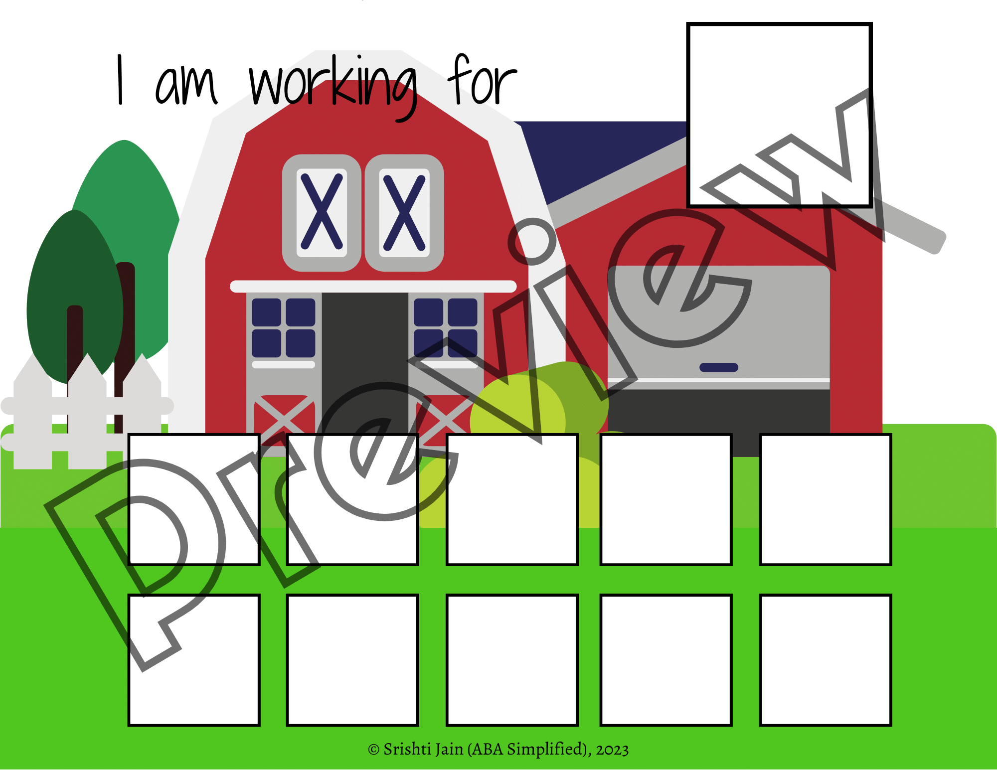 Farm Animals Theme Token Board + Reinforcer Options | Made By Teachers