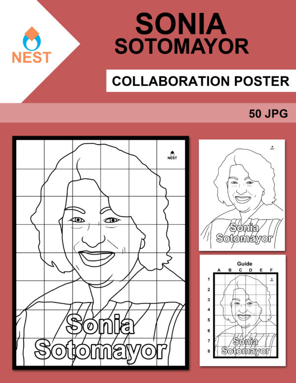 Sonia Sotomayor Collaboration Poster | Made By Teachers