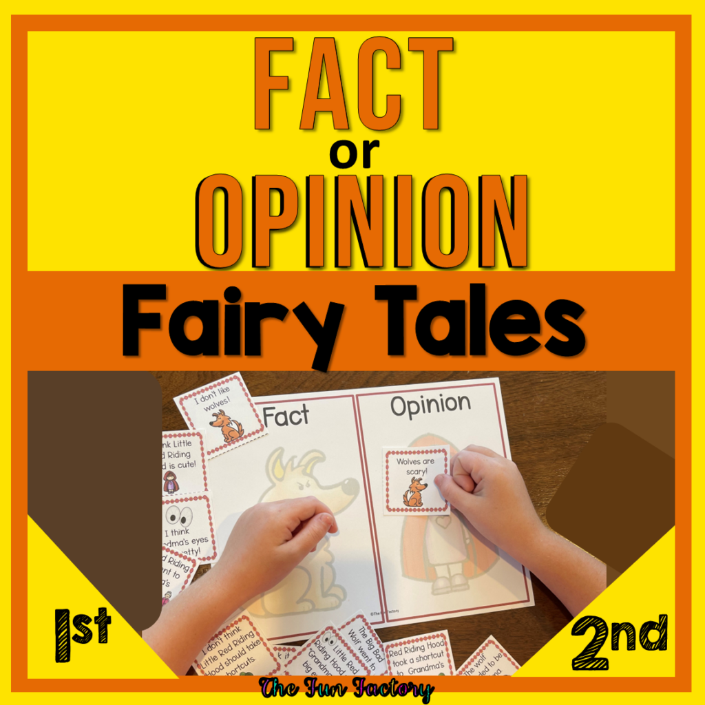 Fact and Opinion Activities - Fact or Opinion with Fairy Tales | Made ...