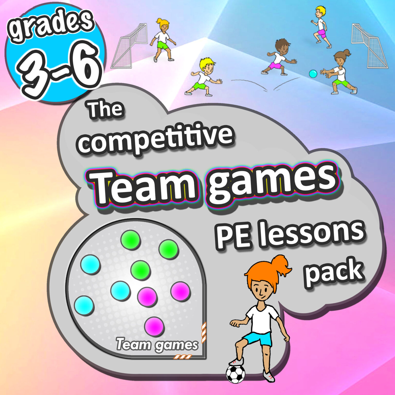 PE Team Games - 21 sport activities for grades 3-6 | Made By Teachers
