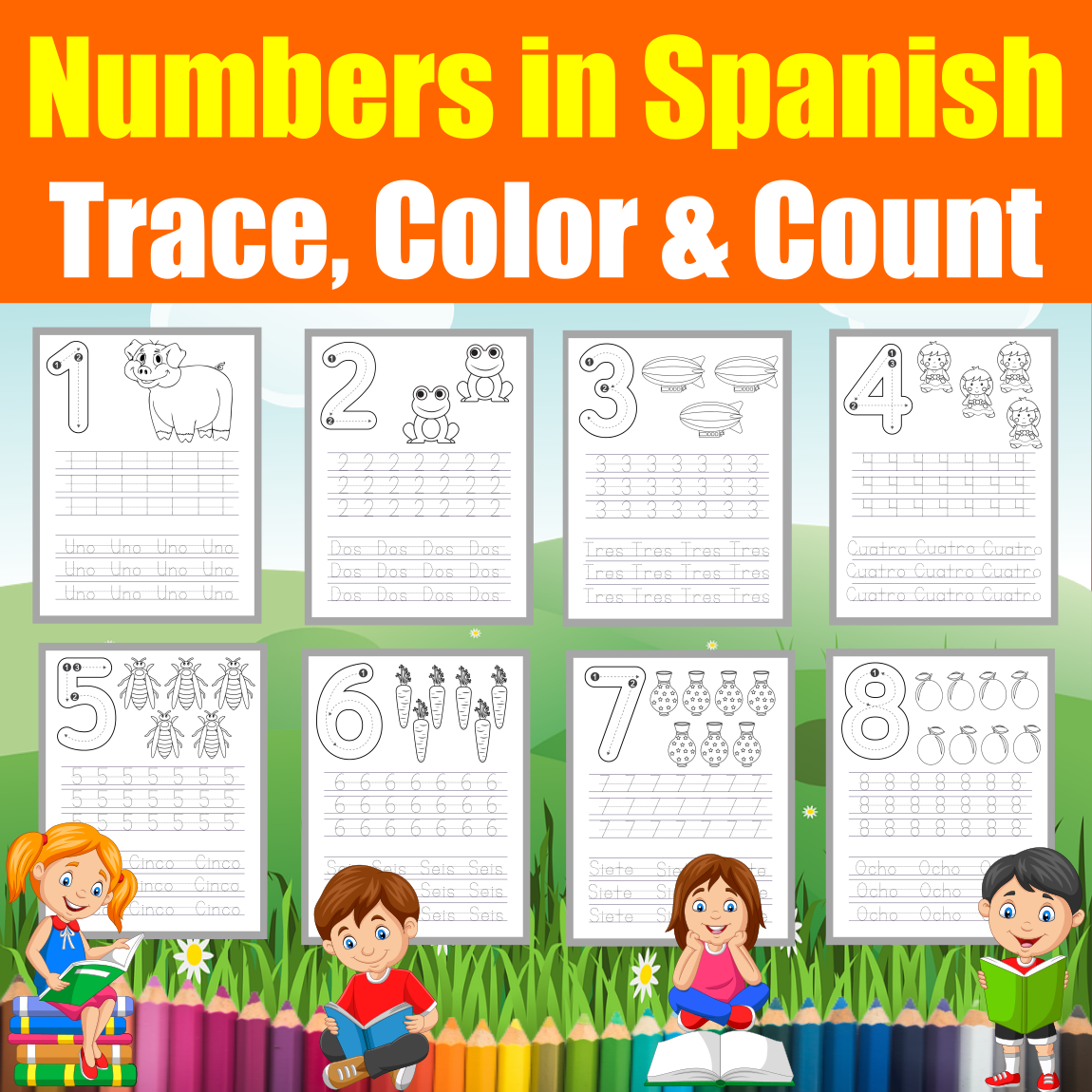 Writing Numbers In Spanish 1 10 Printable Handwriting Worksheet Writing Numbers In Spanish 1 10 Printable Handwriting Worksheet