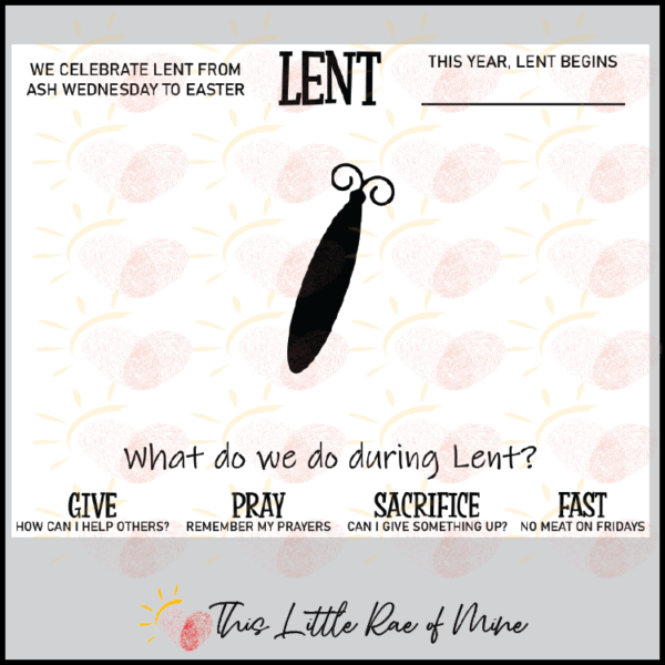 Ash Wednesday - Lent - butterfly - Christian Holy Day - handprint Art ...