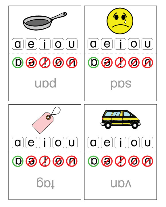CVC Words Task Cards ESL ELL Newcomer Activity | Made By Teachers