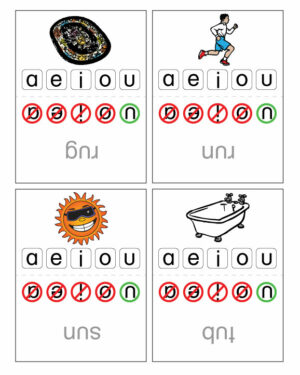 CVC Words Task Cards ESL ELL Newcomer Activity | Made By Teachers