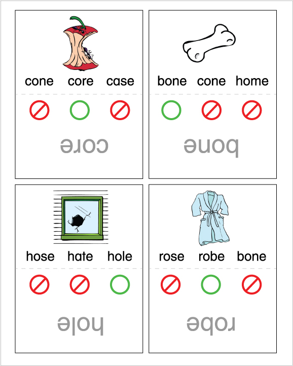 CVCe Word Task Cards ESL ELL Newcomer Activity | Made By Teachers