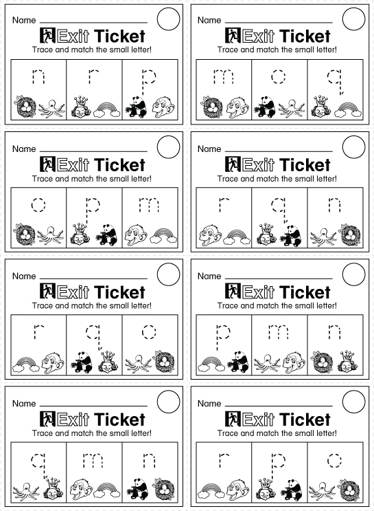 ABC Phonics Exit Tickets ESL ELL Newcomer Activity | Made By Teachers